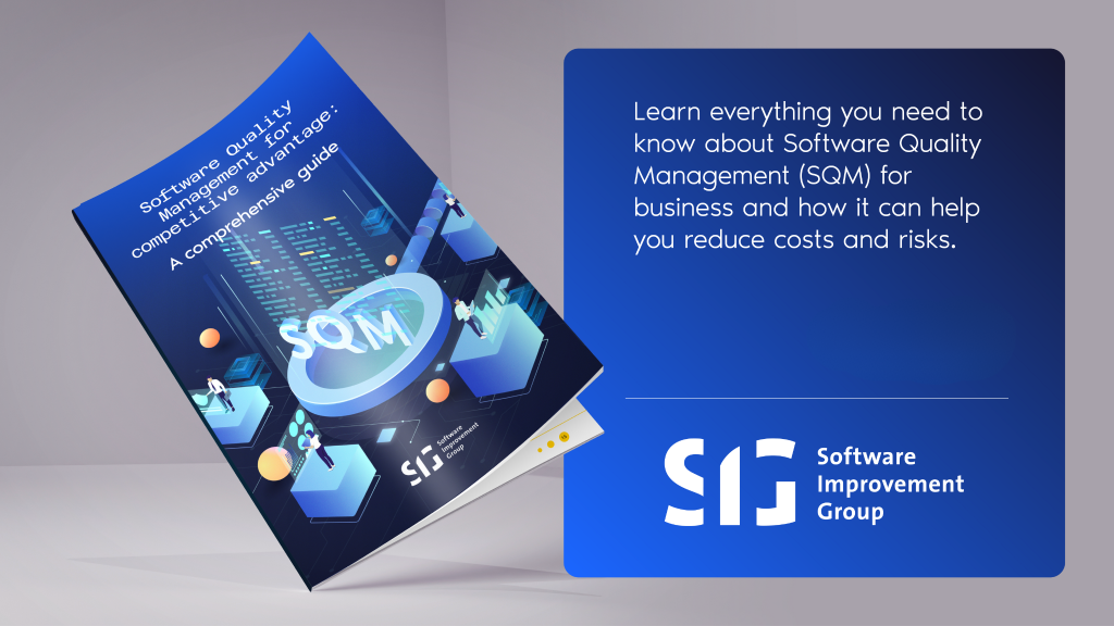 A comprehensive guide to software quality management - SIG